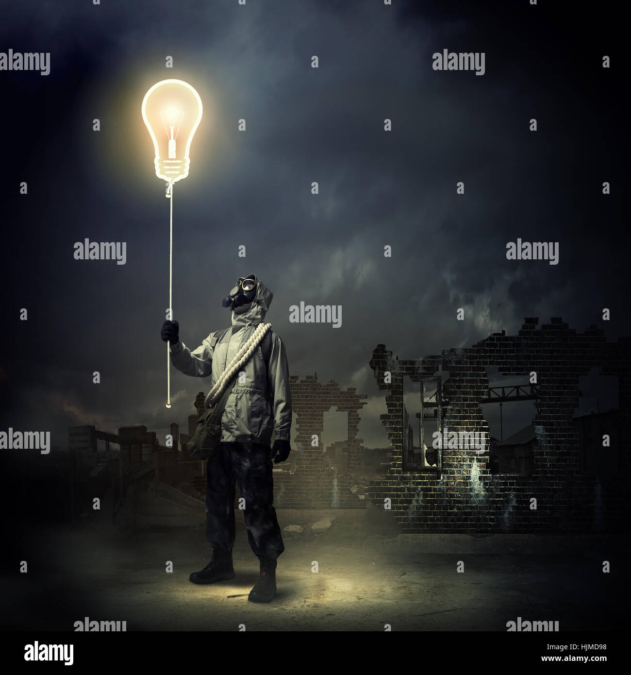 Image of stalker touching media sign pollution and disaster hi-res ...