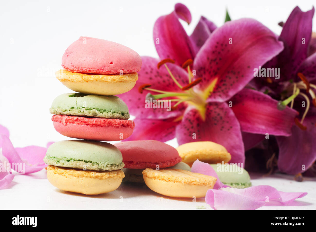 flower, plant, romantic, lily, pastry, white, red, food, aliment, sweet ...