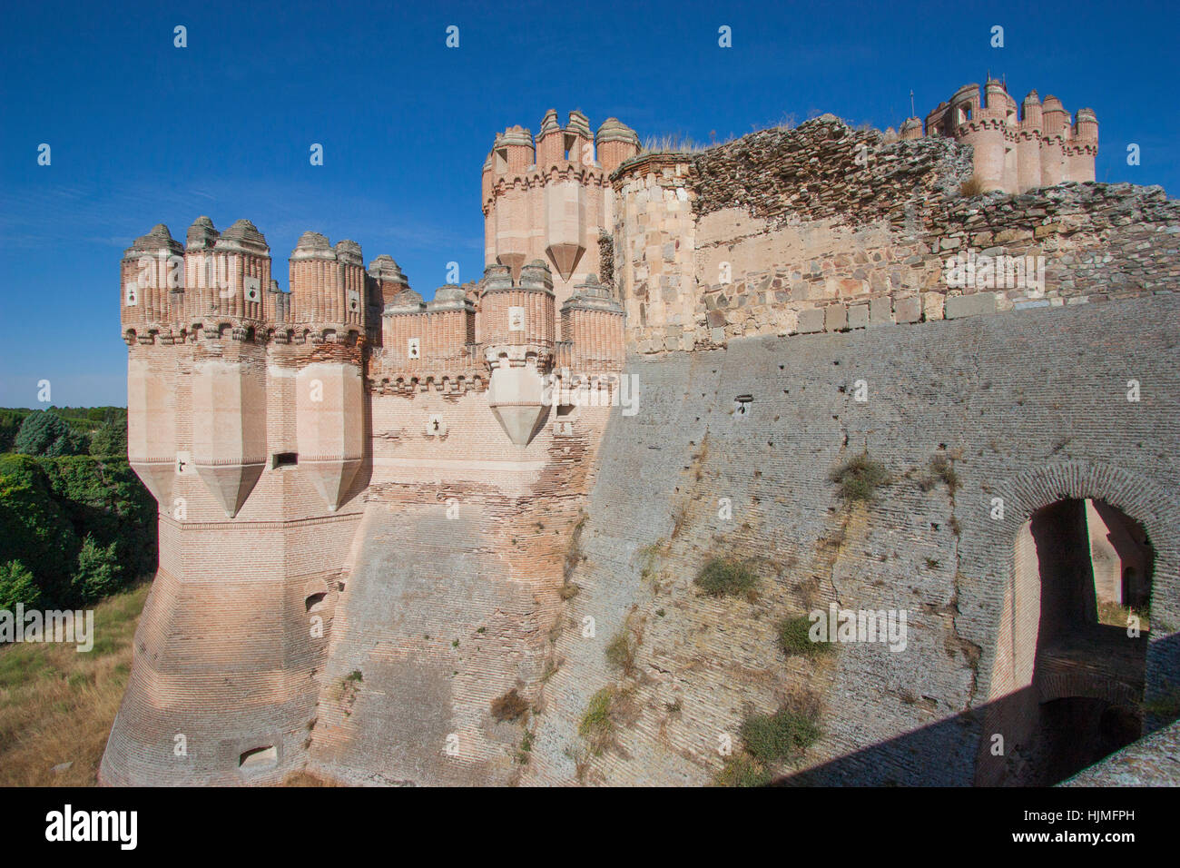 Coca Castle Castile Leon Spain High Resolution Stock Photography and ...