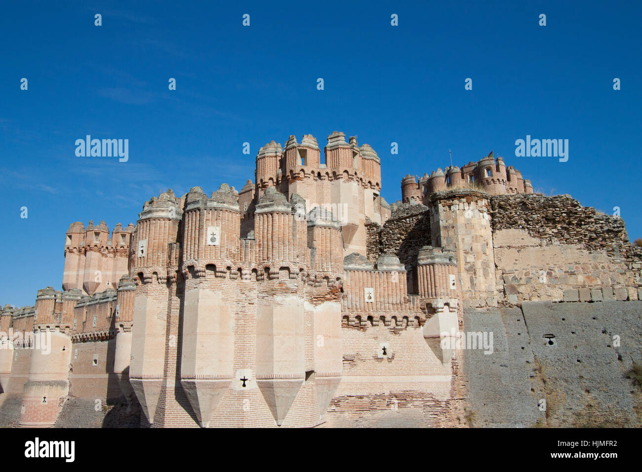 Coca Castle Castile Leon Spain High Resolution Stock Photography and ...