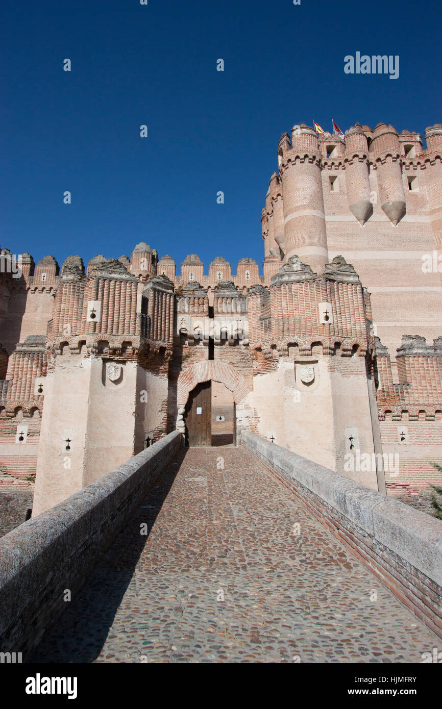 Coca Castle Castile Leon Spain High Resolution Stock Photography and ...