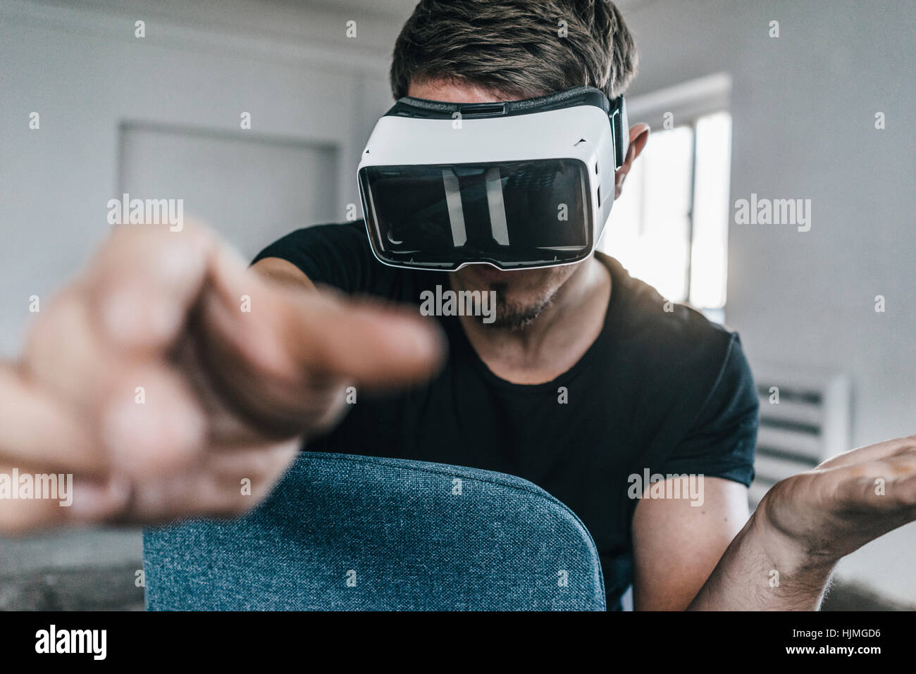 3d man sitting on chair hi-res stock photography and images - Alamy