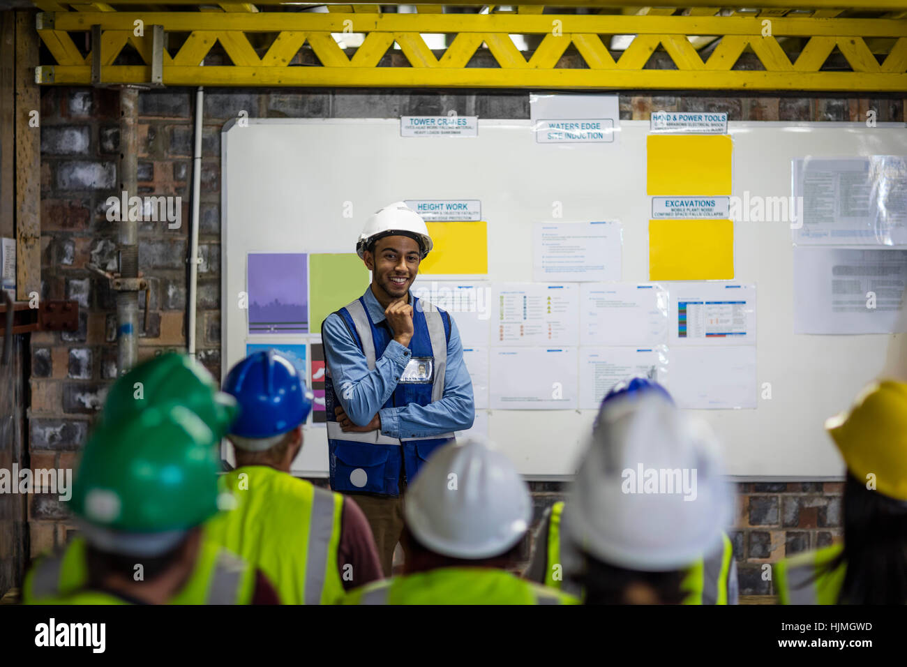 Safety briefing hi-res stock photography and images - Alamy