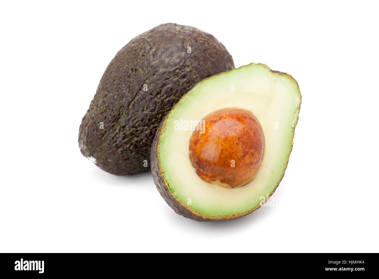 avocado fruit isolated on white background Stock Photo - Alamy