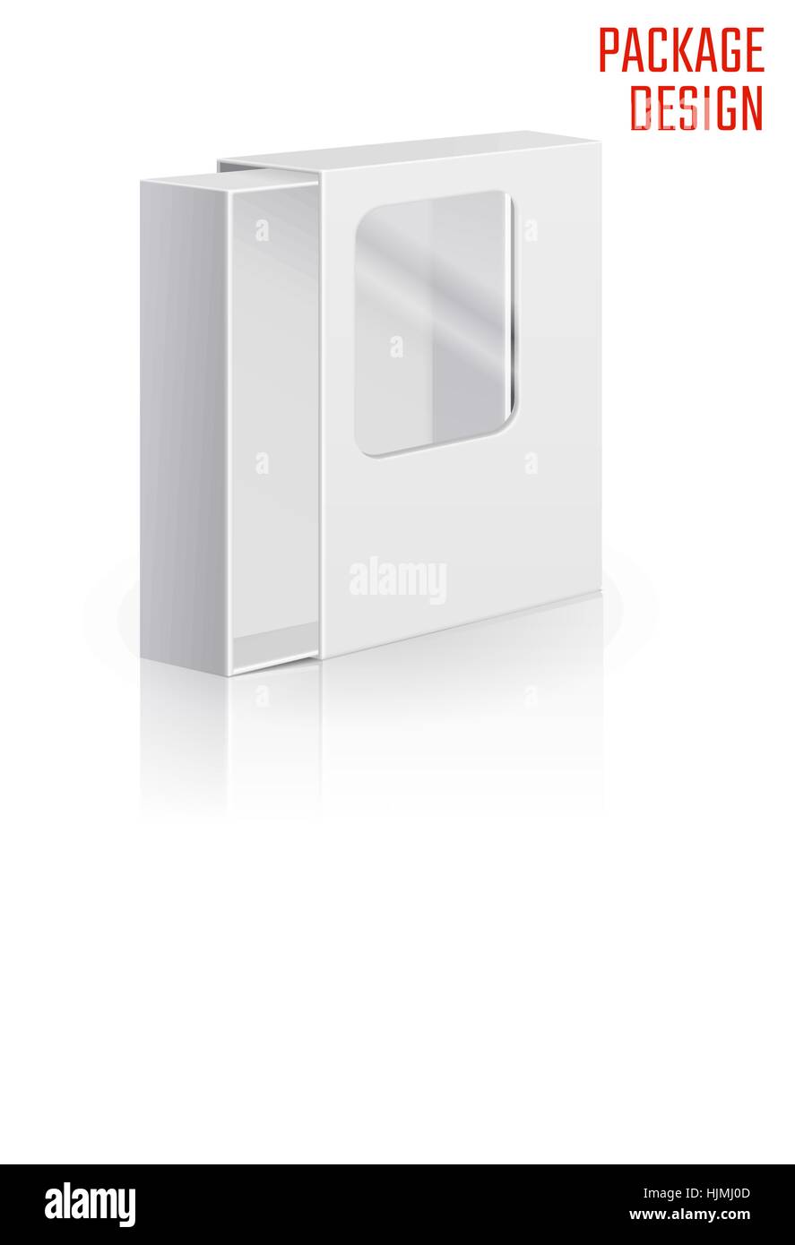 Mockup empty box Stock Vector Images - Alamy