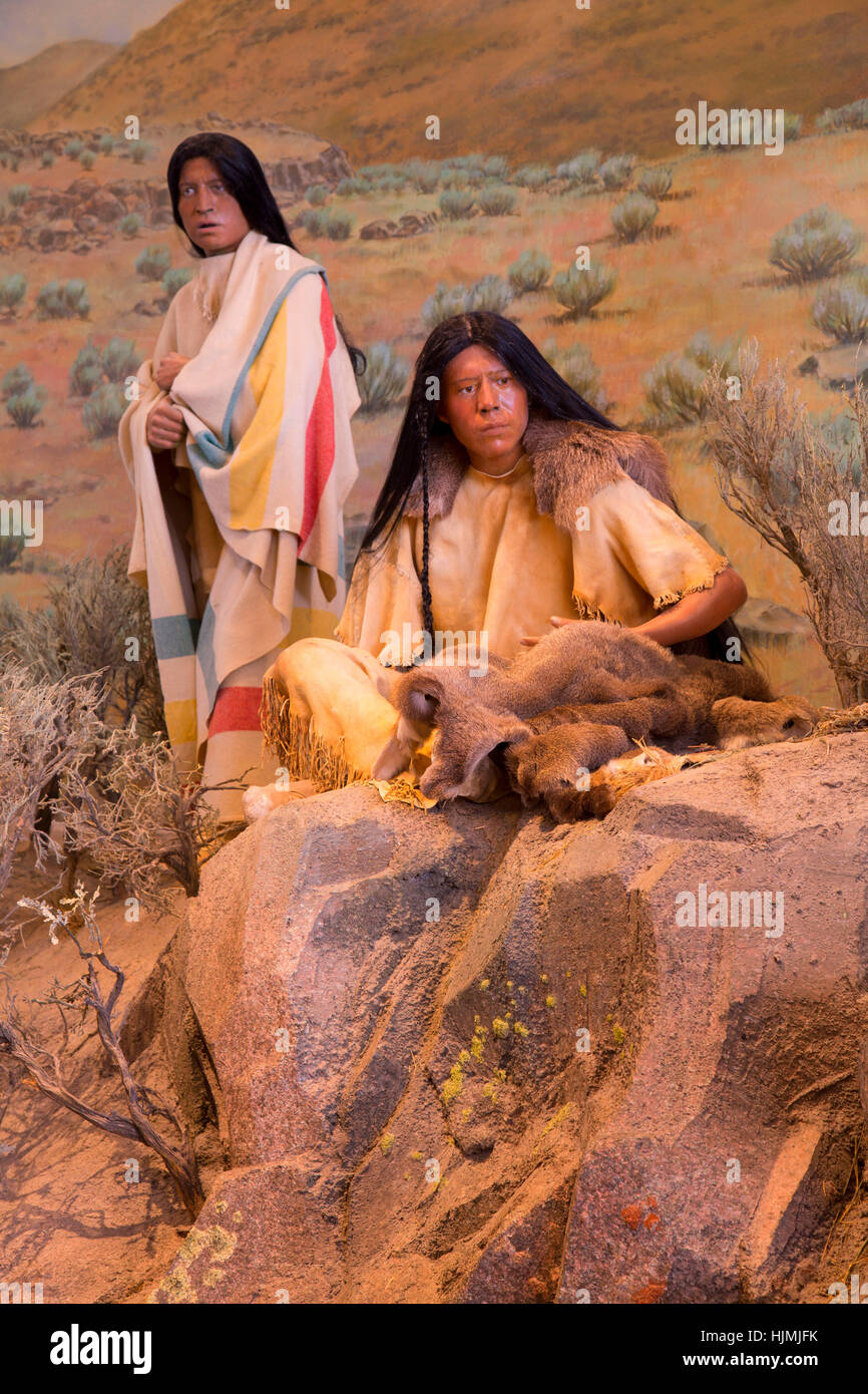 Museum diorama, National Historic Oregon Trail Interpretive Center ...