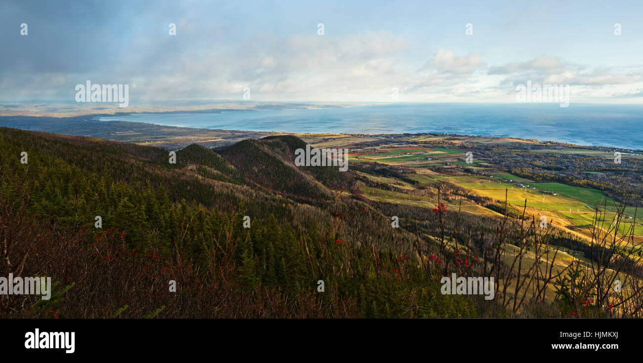 field, cliff, panoramic, salt water, sea, ocean, water, mountain ...