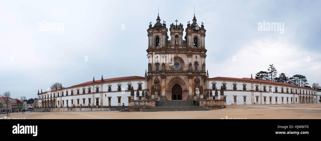 Portugal: the medieval Roman Catholic monastery of Alcobaca, founded in ...
