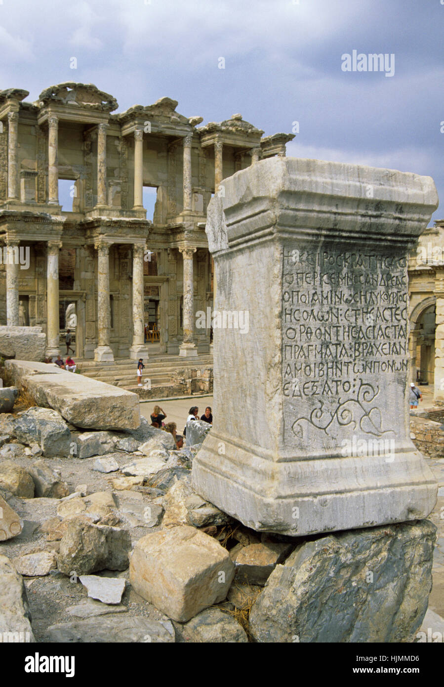 Library of Celsus, Ephesus, Turkey Stock Photo - Alamy