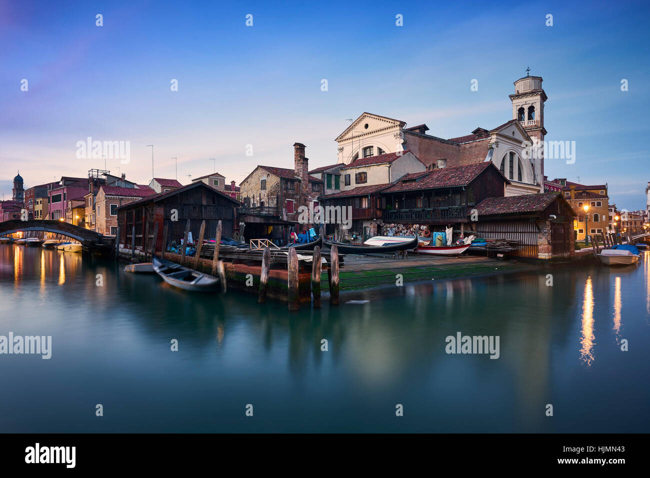 Italy, Venice, gondola factory Stock Photo - Alamy