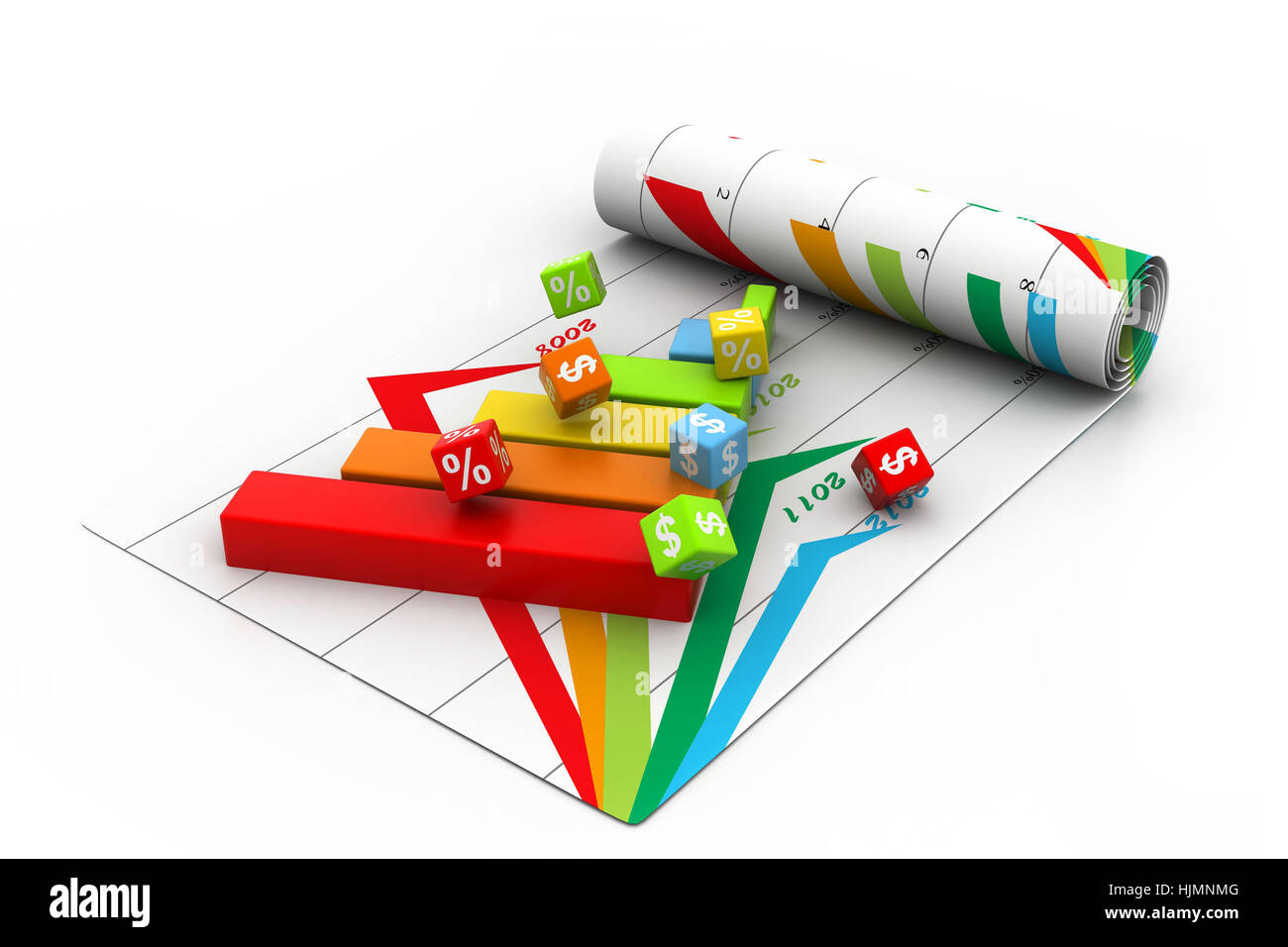 Business graph Stock Photo - Alamy