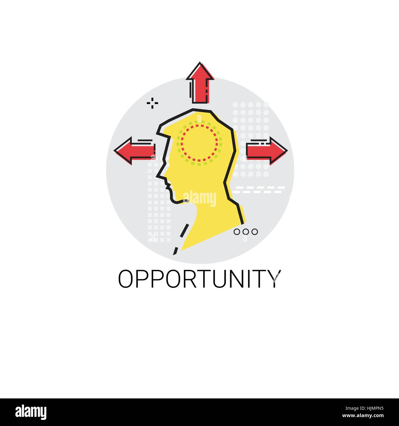 Opportunity Strategy Person Profile Icon Stock Vector Image & Art - Alamy