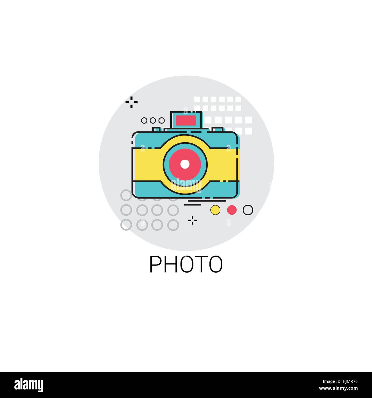 Instant camera device photo Stock Vector Images - Alamy