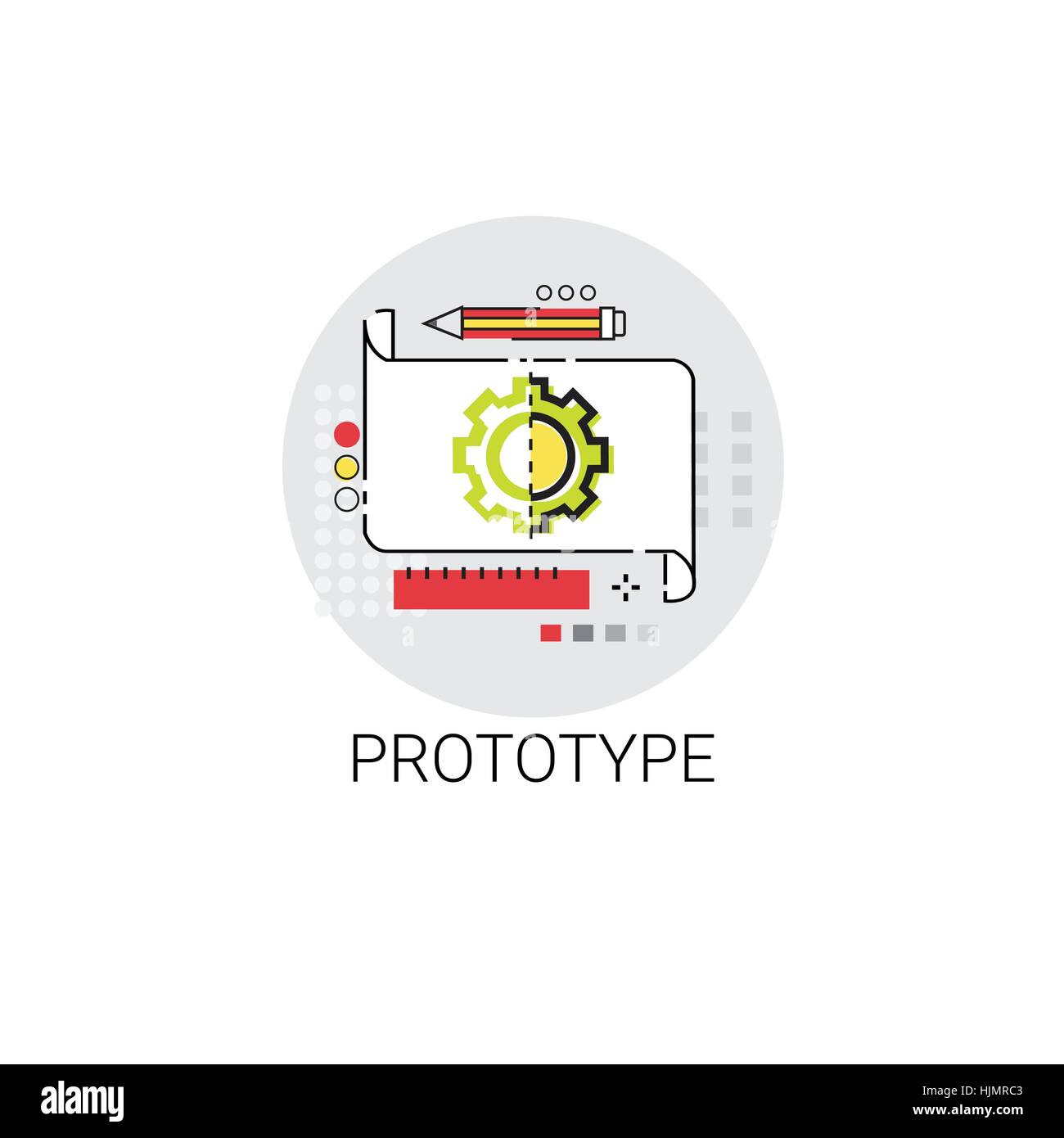 Prototyping Innovation Building Creation Icon Stock Vector Image & Art ...