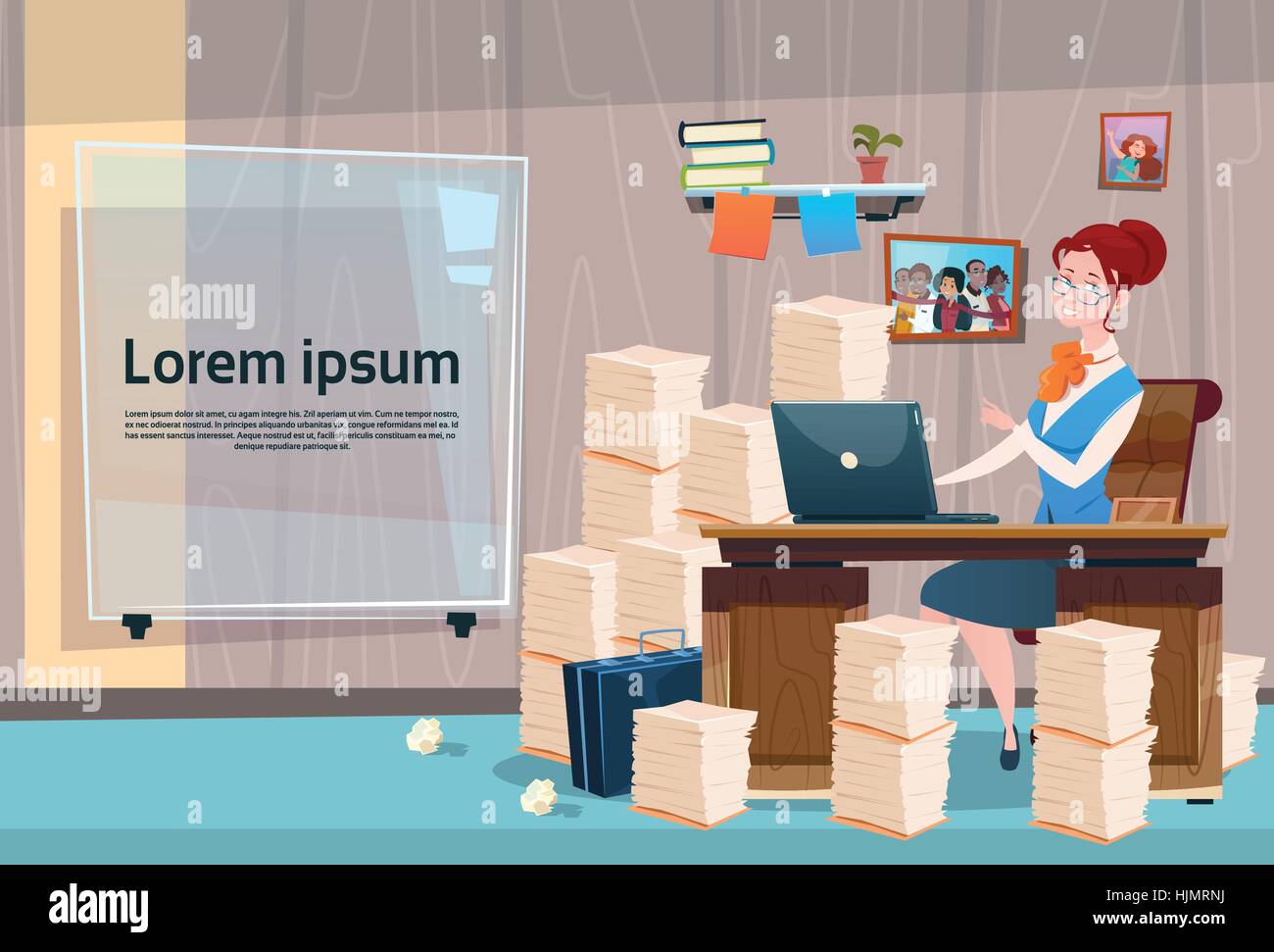 Workload Stock Vector Images - Alamy