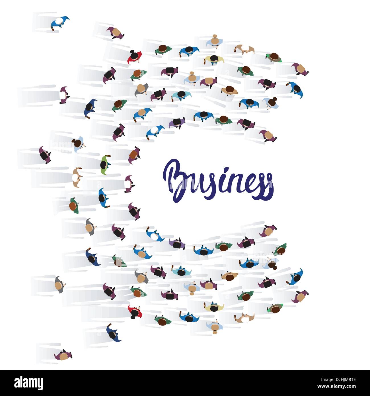 Top view professional business woman Stock Vector Images - Alamy