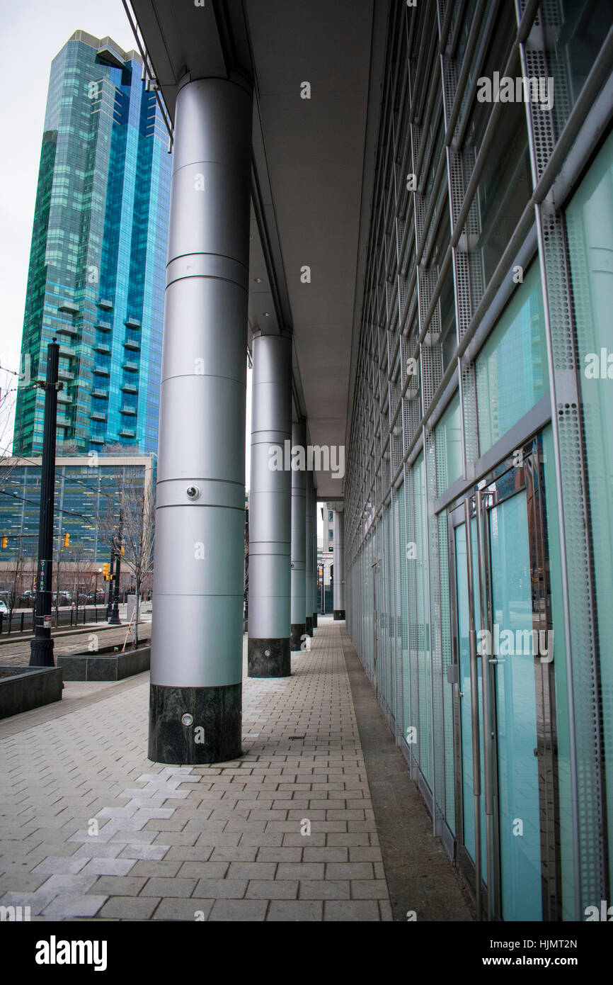 Corporate Columns of Jersey City Stock Photo - Alamy