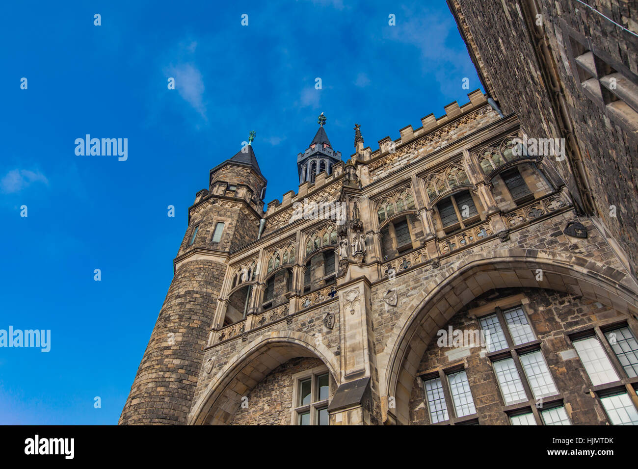 View at Aachen town hall (Aachener Rathaus) in Germany Stock Photo - Alamy