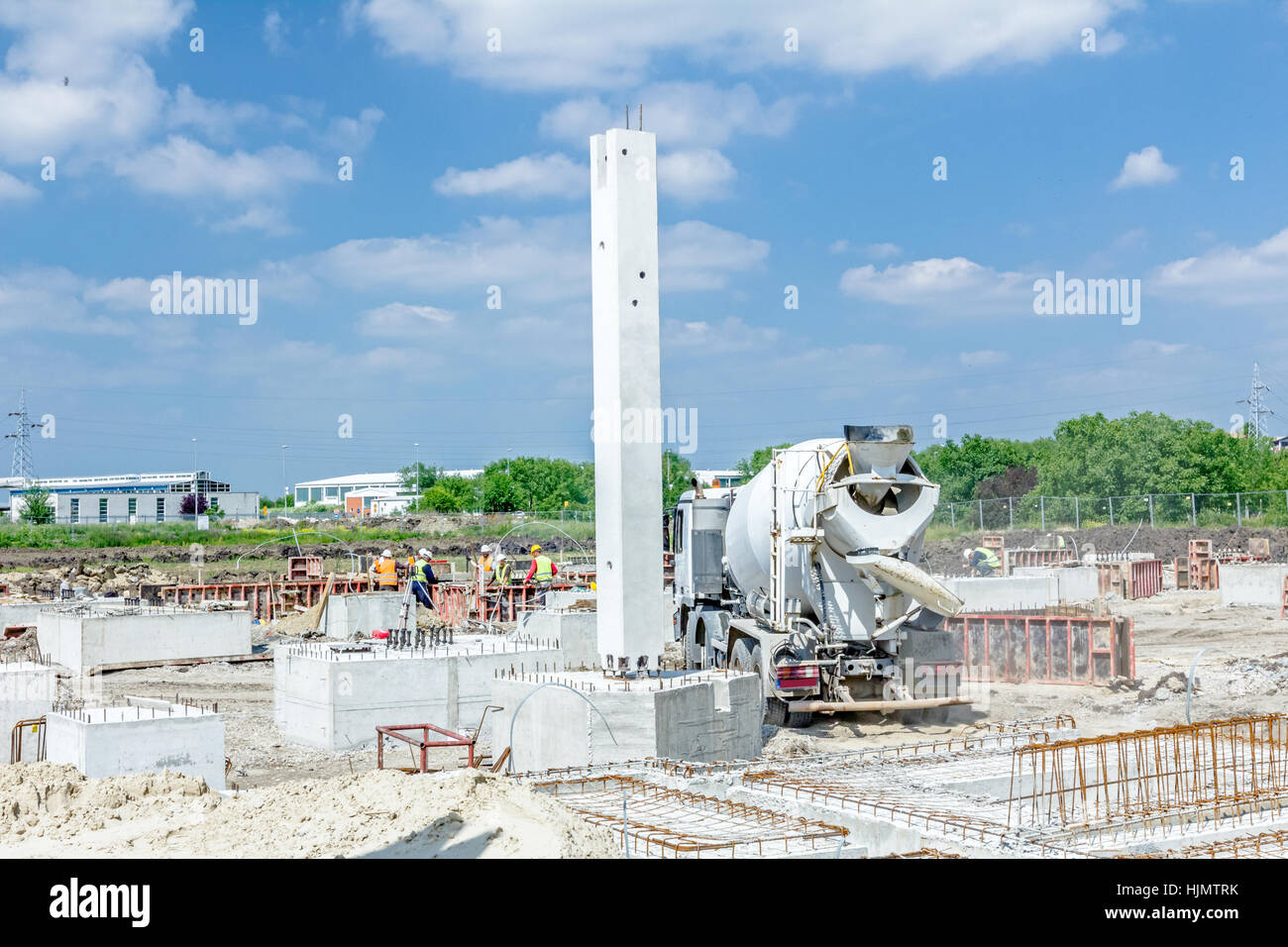 Cast In Place Concrete Construction High Resolution Stock Photography ...