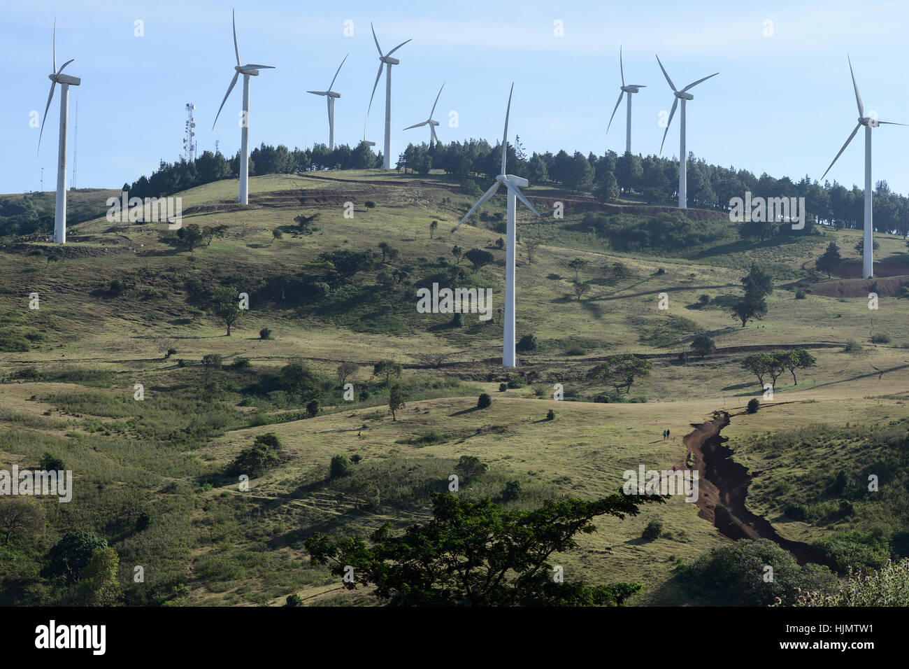 KENYA, Nairobi, Ngong Hills, 25,5 MW Wind Power Station with Vestas and ...