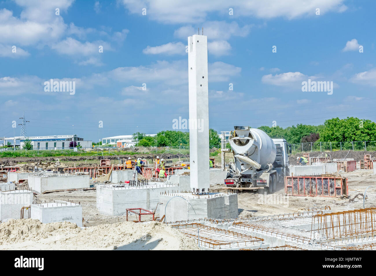 Cast In Place Concrete Construction High Resolution Stock Photography ...