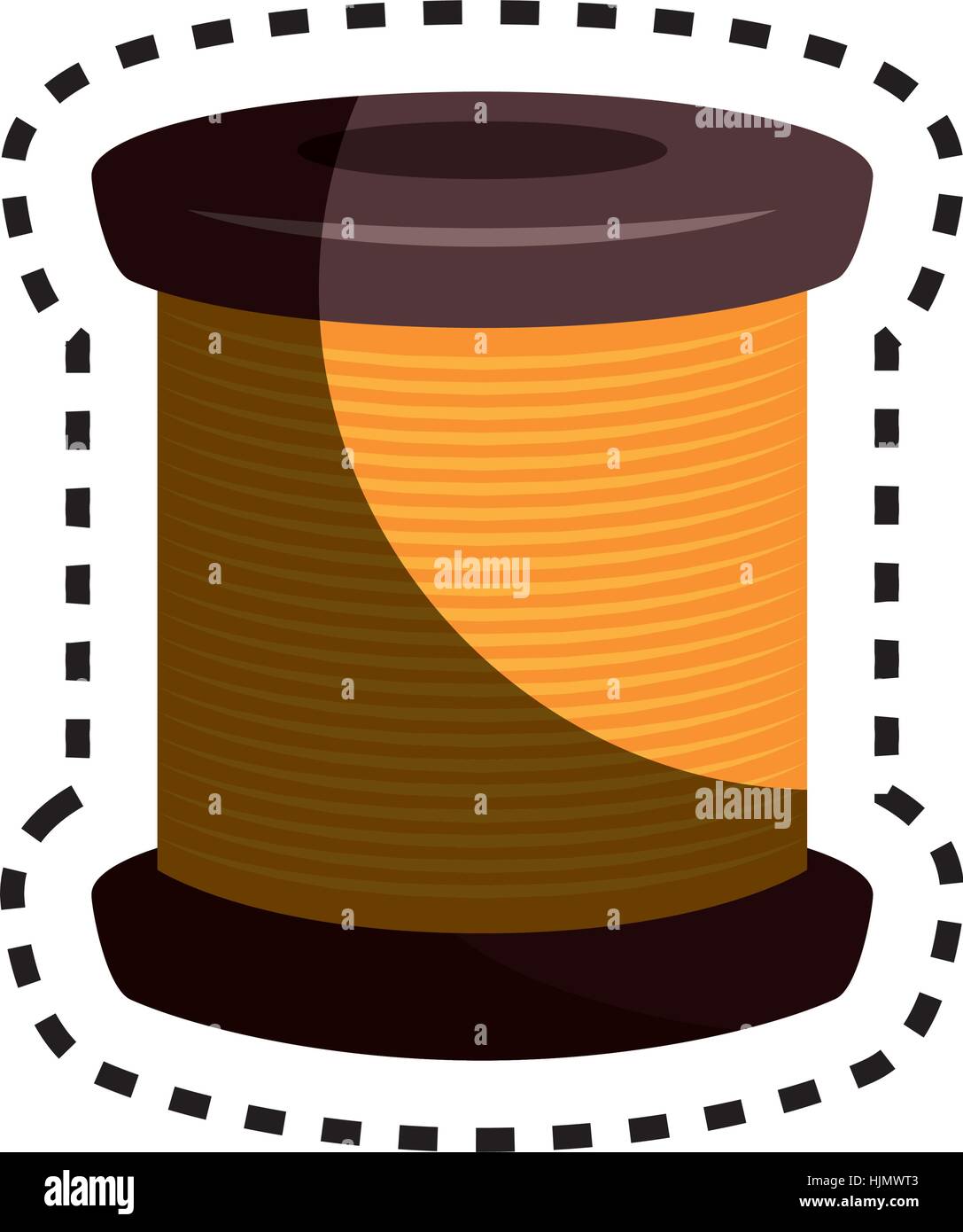 Bobbin threads Stock Vector Images - Alamy