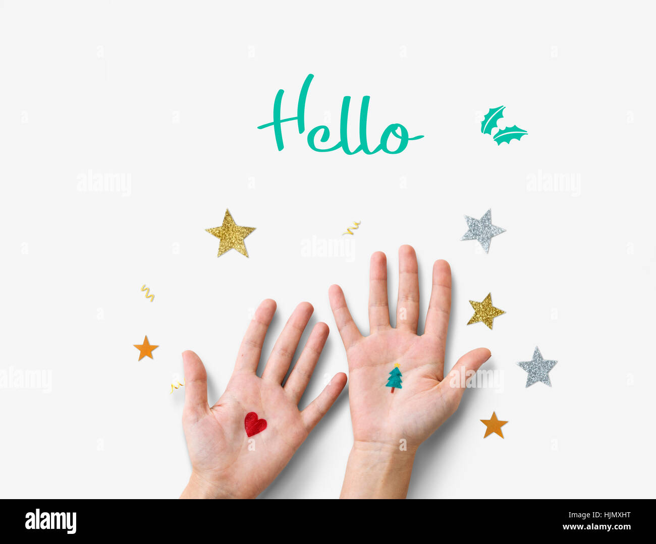 Hello Greeting Communication Language Interaction Concept Stock Photo ...