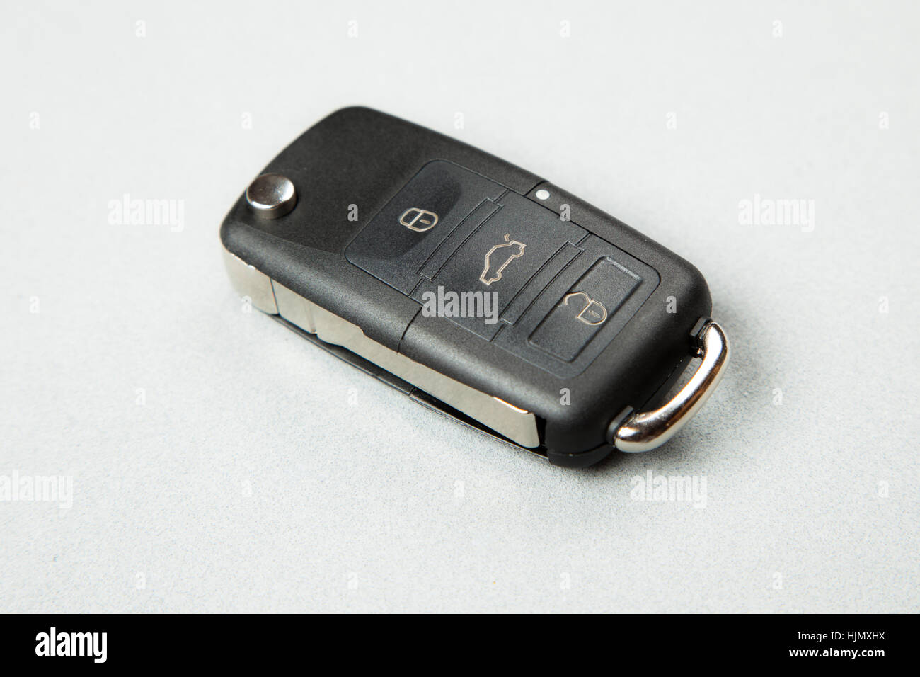 Car key on white background Stock Photo - Alamy