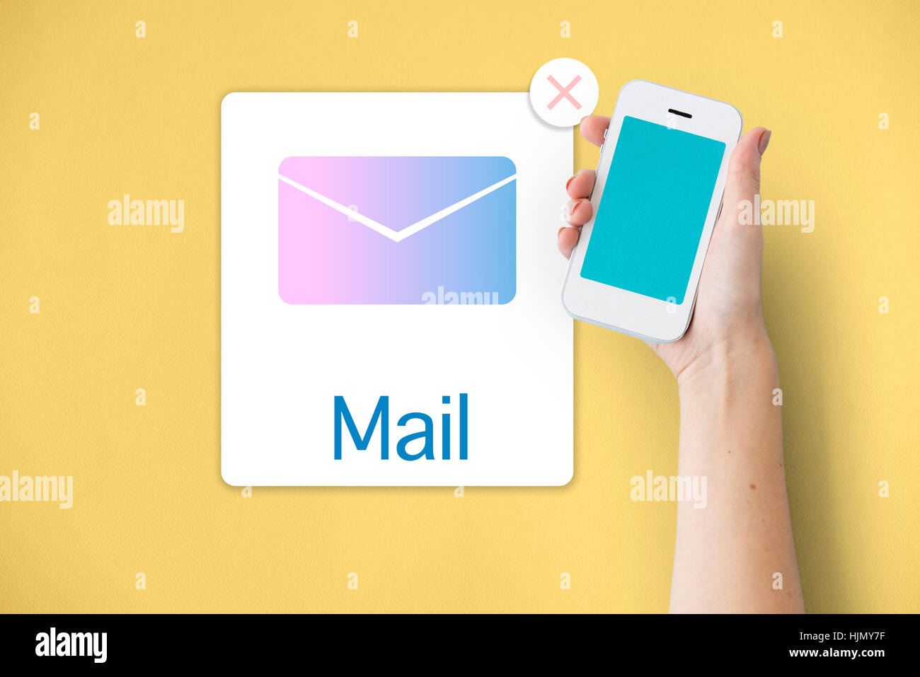 Inbox Communication Notification E-mail Mail Concept Stock Photo - Alamy