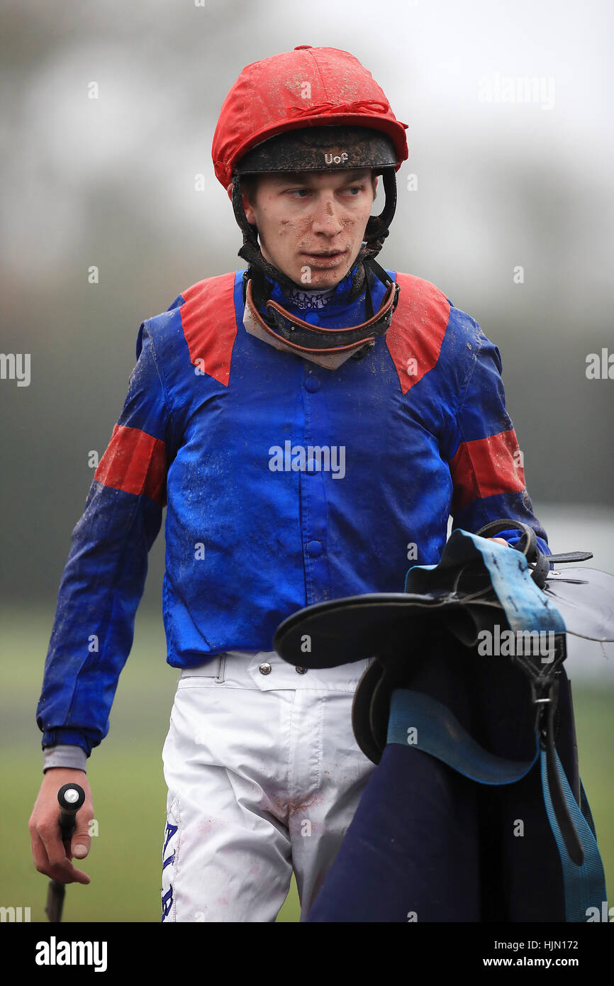 Jockey Luke Morris after his ride on Lily Cliff in the Betway Best Odds ...