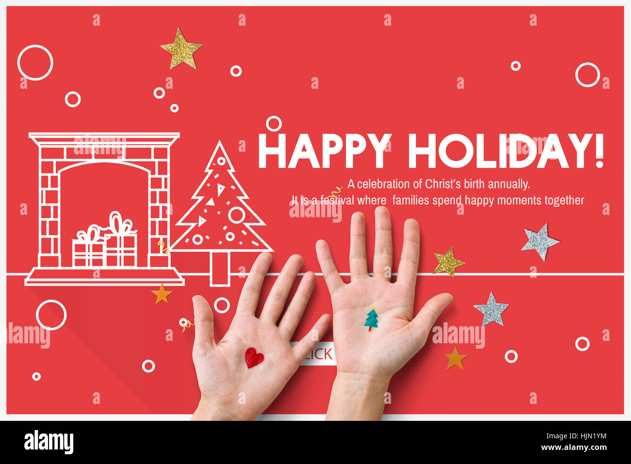 Happy Holiday Break Celebrate Party Enjoyment Concept Stock Photo - Alamy