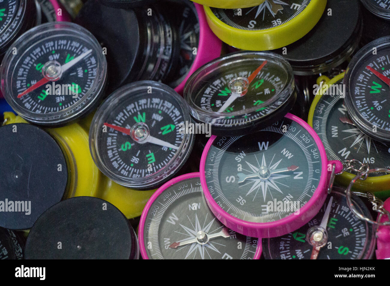 Compasses as an instrument for determining directions Stock Photo - Alamy