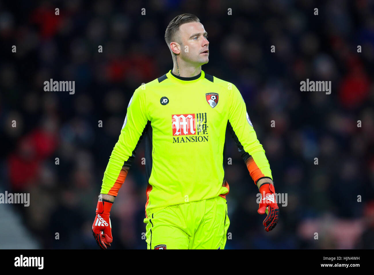 AFC Bournemouth goalkeeper Artur Boruc Stock Photo - Alamy