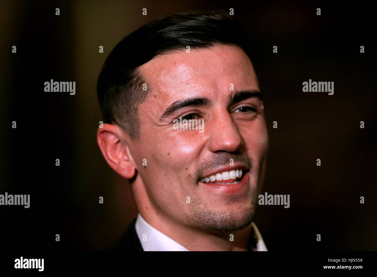 Anthony Crolla during the press conference at the Radisson Blu ...