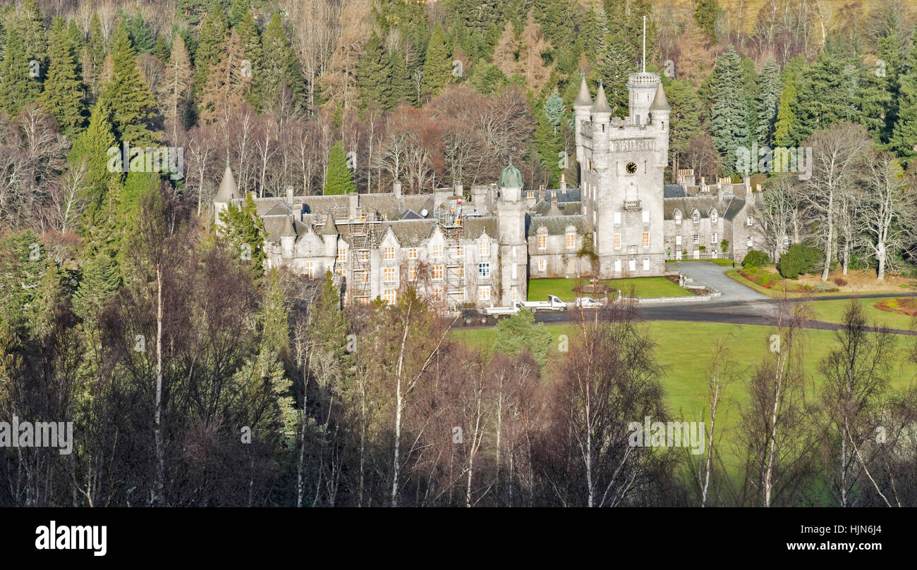 BALMORAL CAIRNS BALMORAL ESTATE CRATHIE VIEW FROM PRINCE LEOPOLDS CAIRN ...