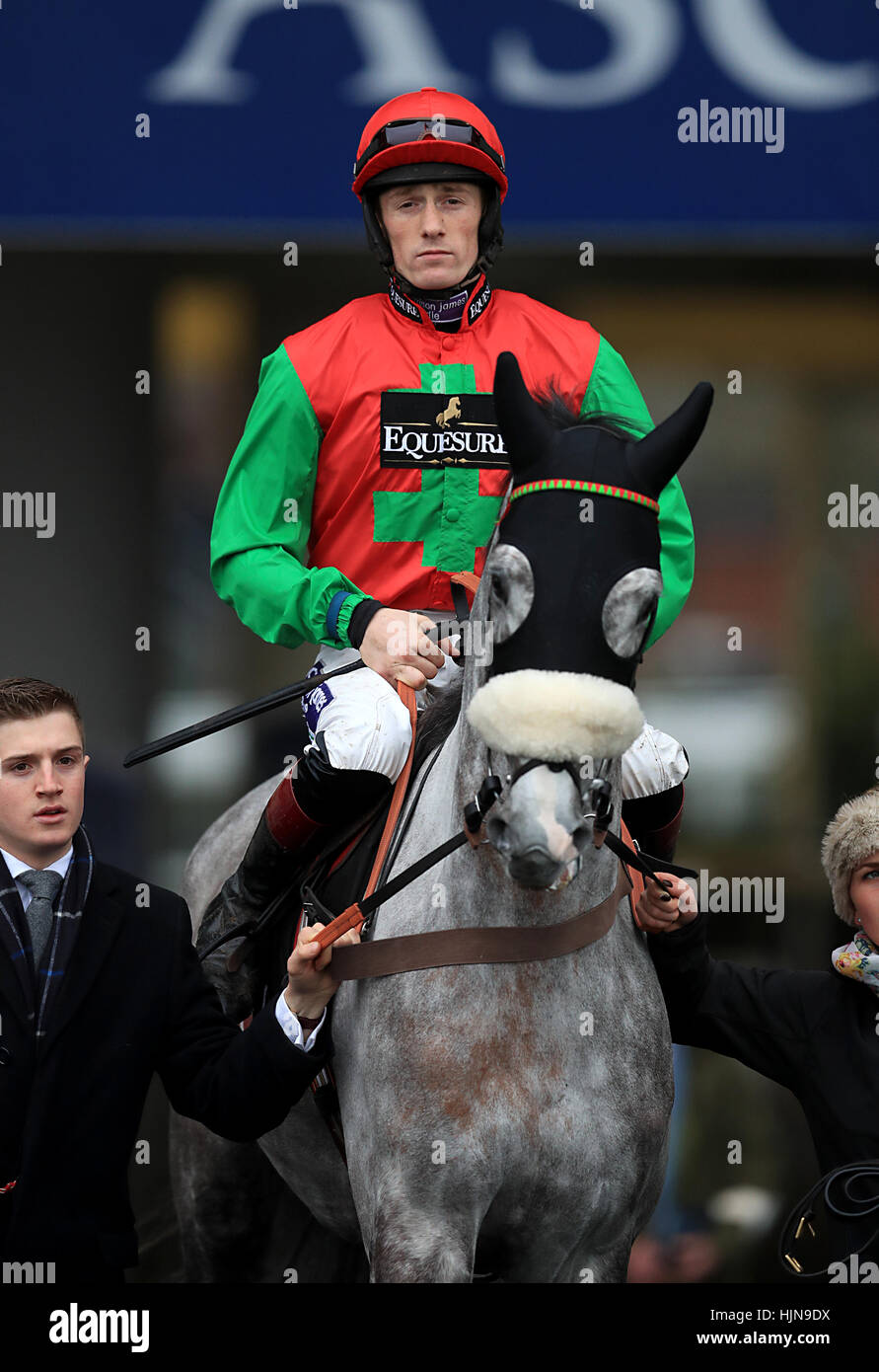Jockey Sam Twiston-Davies Stock Photo - Alamy
