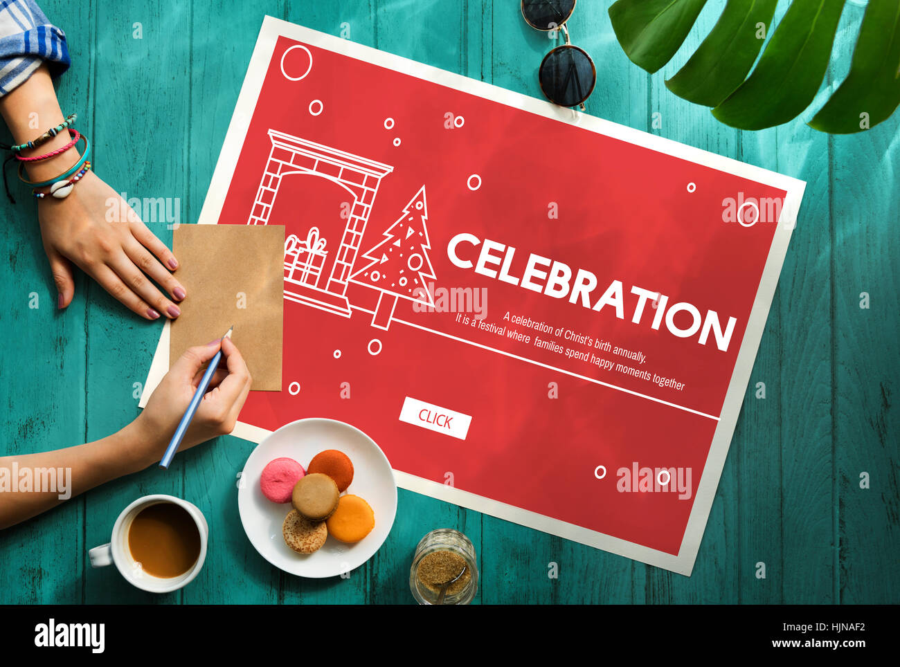 Celebration Enjoyment Event Happiness Party Concept Stock Photo - Alamy