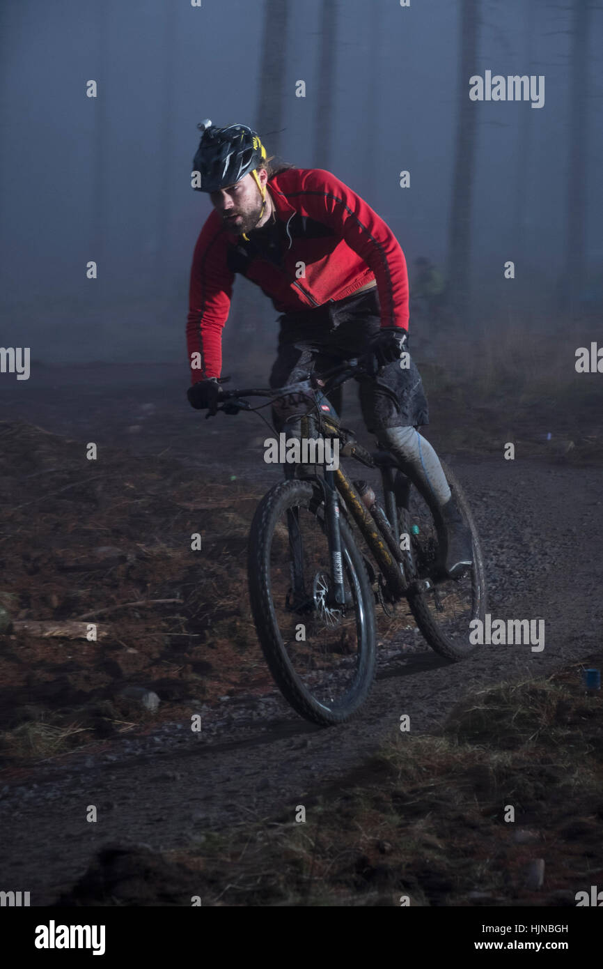 Contestants tough it out in the 2017 Strathpuffer race in the Scottish ...