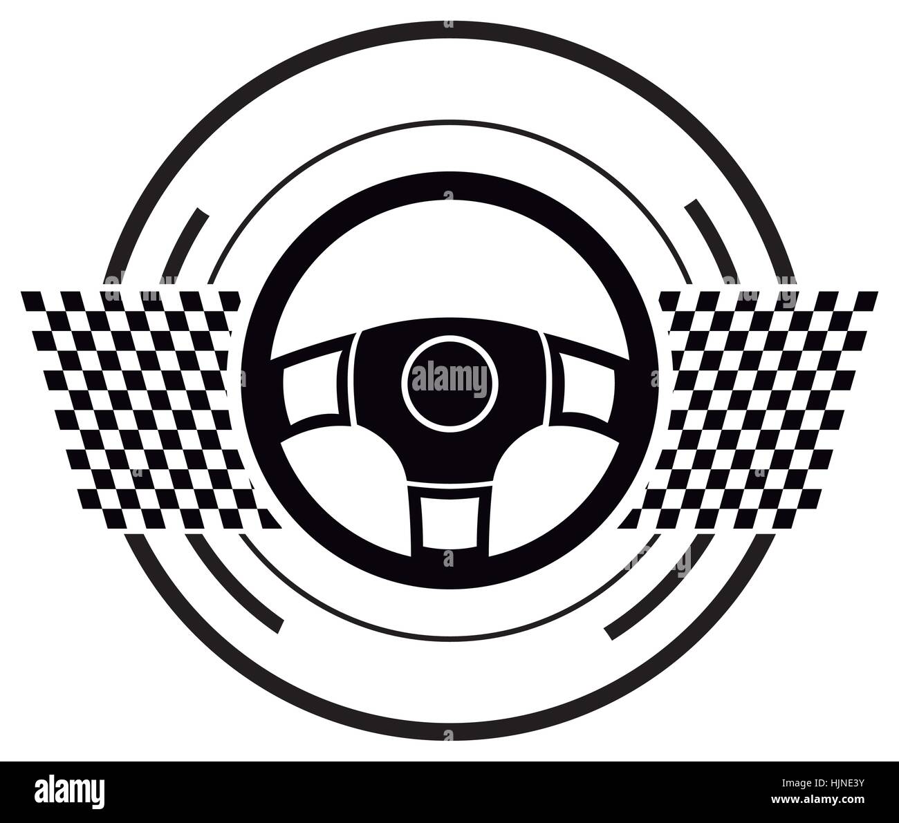 Racing motorsport symbol icon vector illustration graphic Stock Vector ...