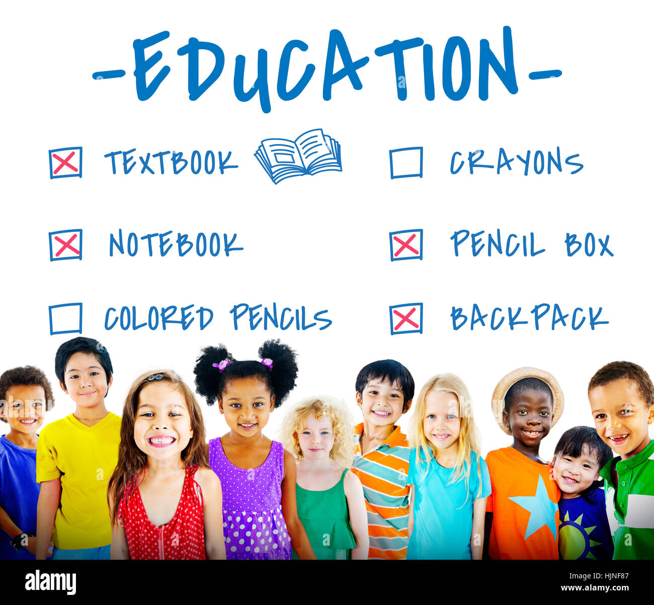 Education Study School Learning Concept Stock Photo - Alamy