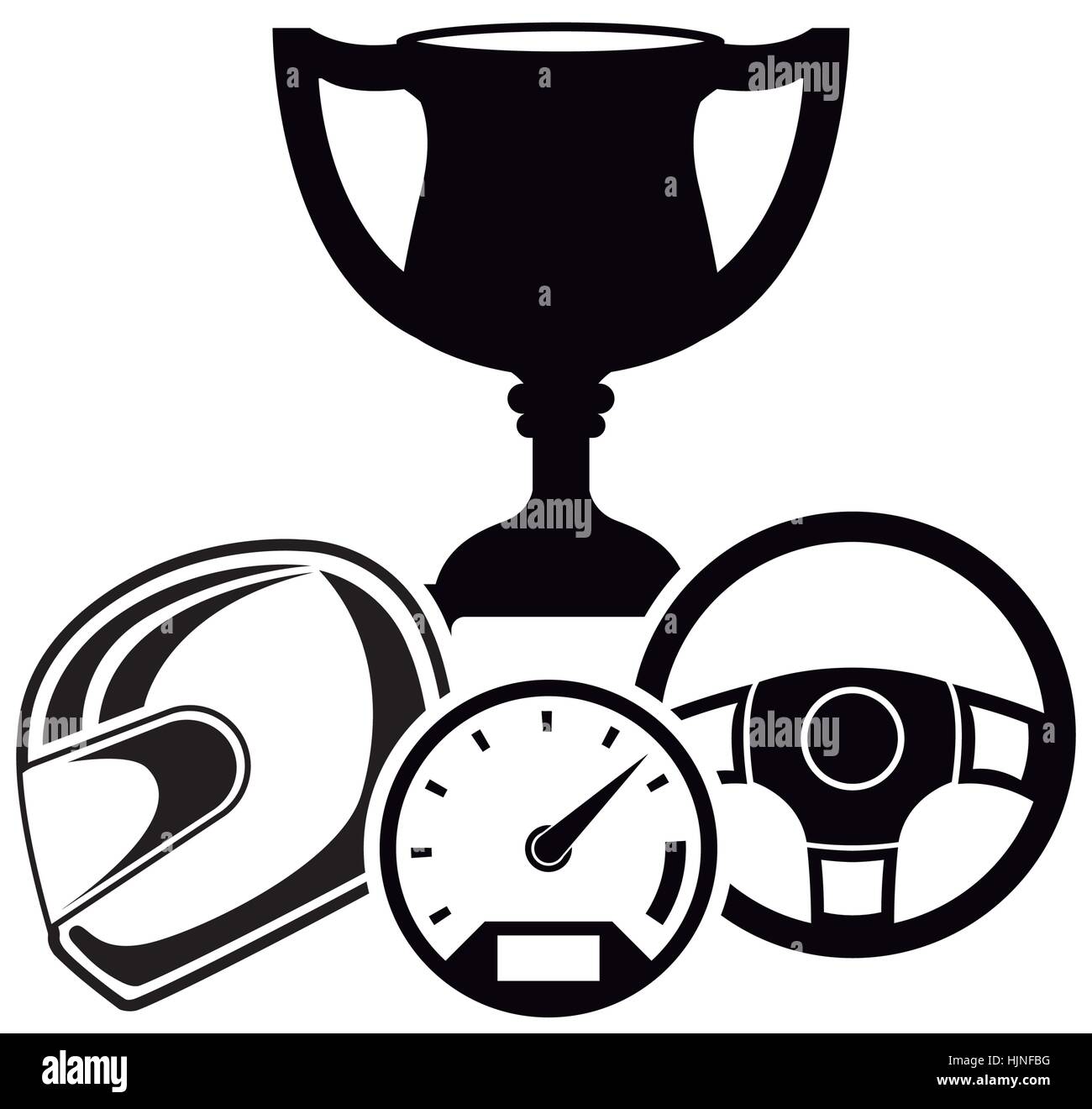 Racing motorsport symbol icon vector illustration graphic Stock Vector ...