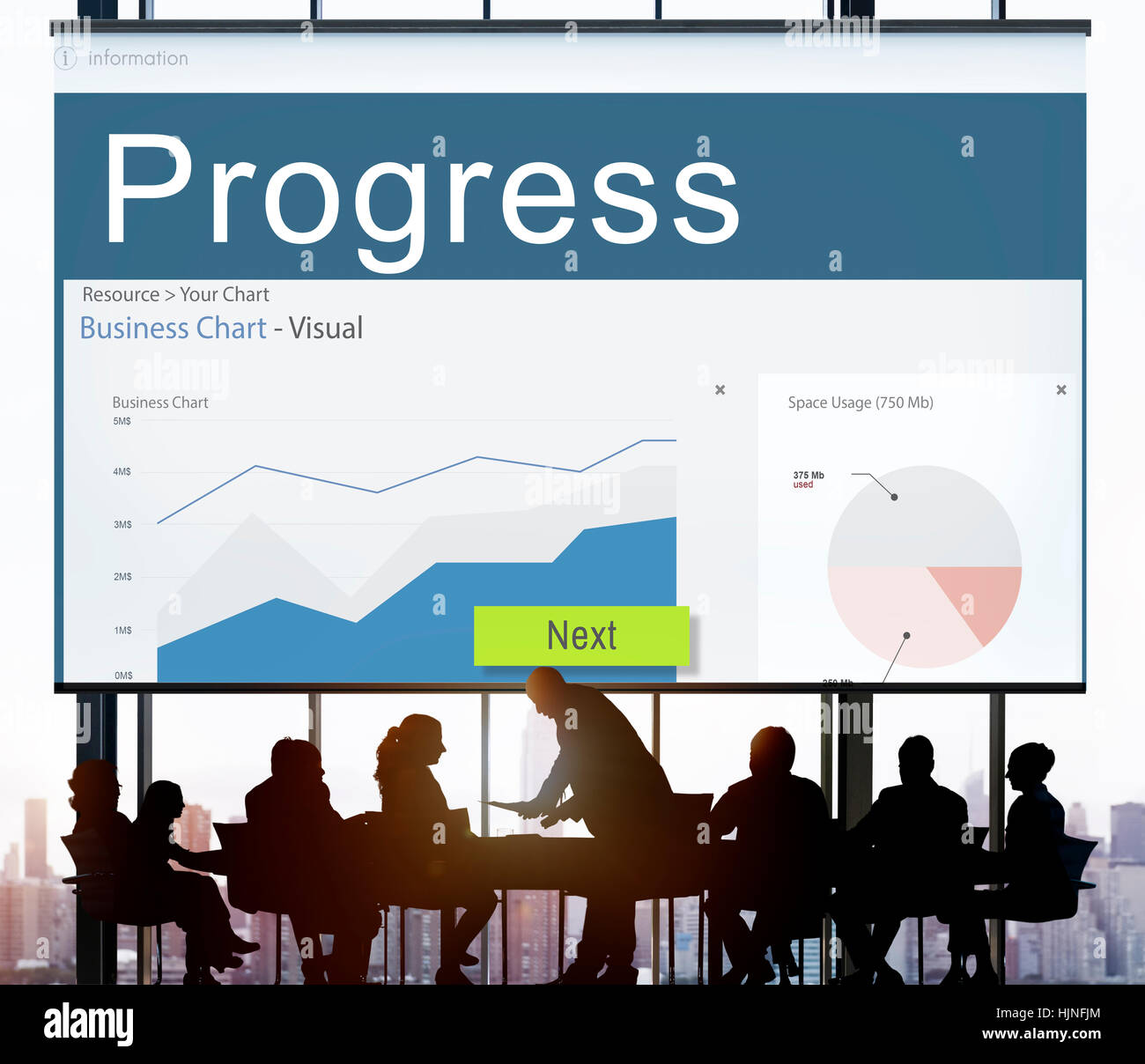 Business Research Progress Graph Results Concept Stock Photo - Alamy