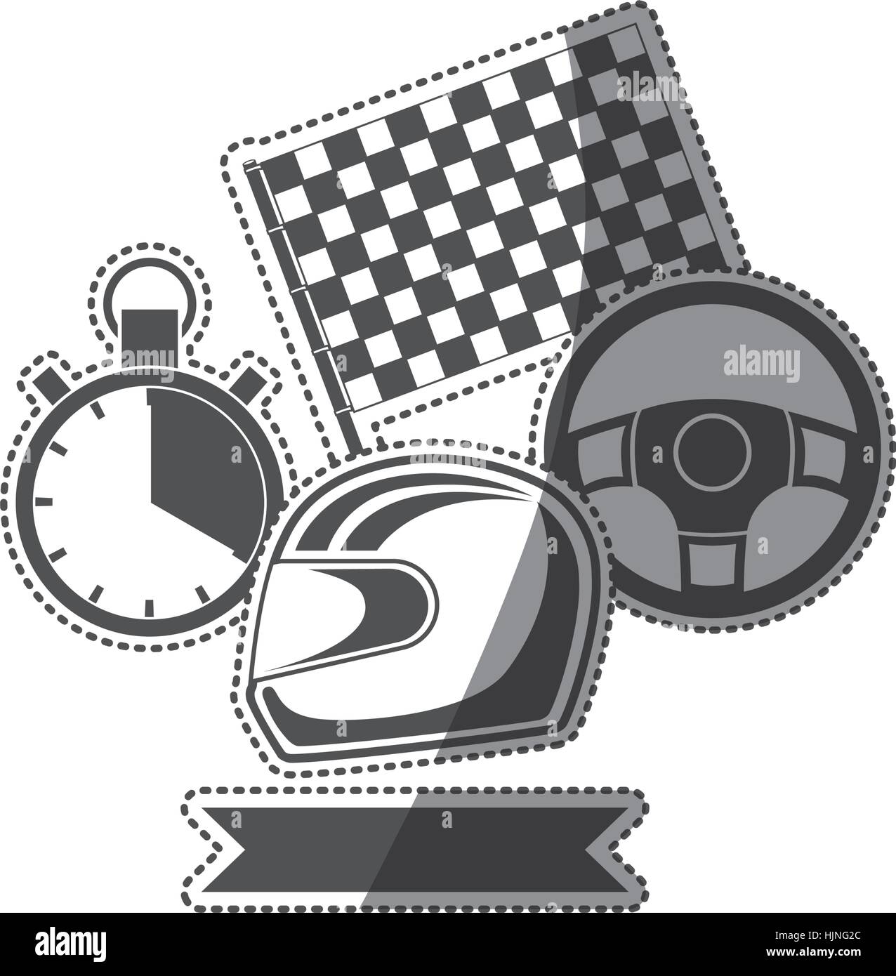 Racing motorsport symbol icon vector illustration graphic Stock Vector ...