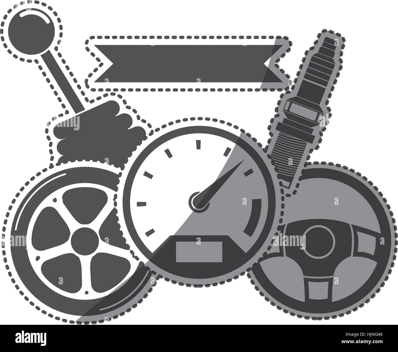 Racing motorsport symbol icon vector illustration graphic Stock Vector ...