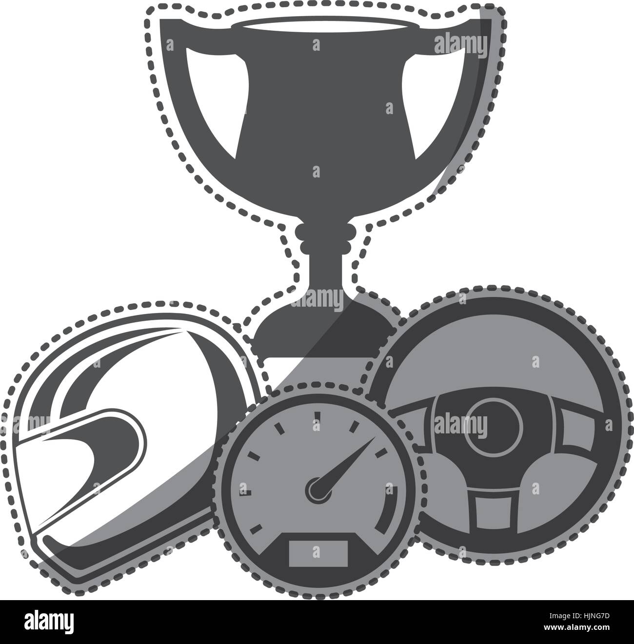 Racing motorsport symbol icon vector illustration graphic Stock Vector ...
