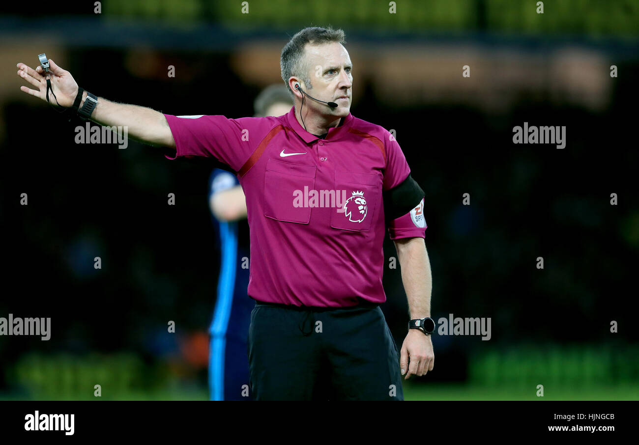 Referee Jonathan Moss Stock Photo - Alamy