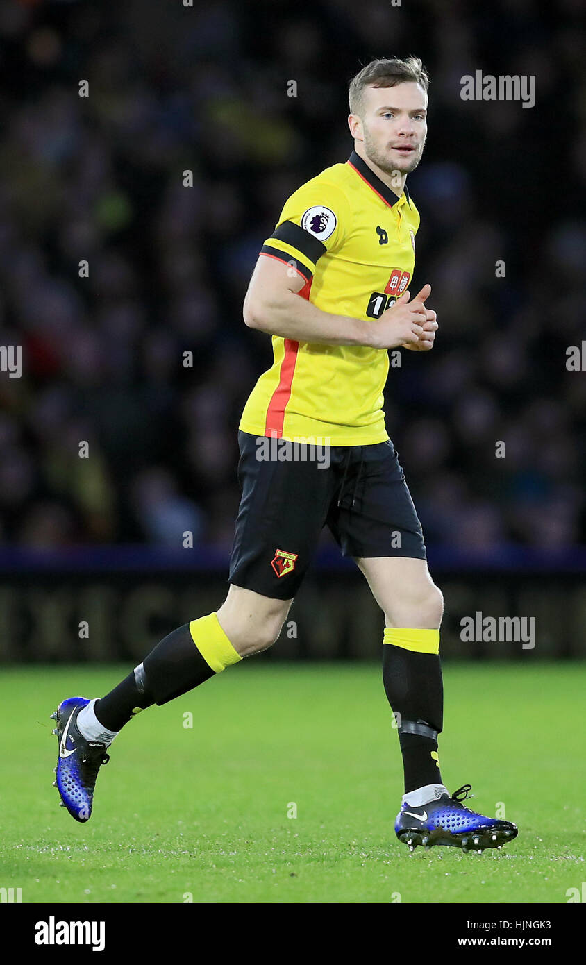 Tom Cleverley, Watford Stock Photo - Alamy