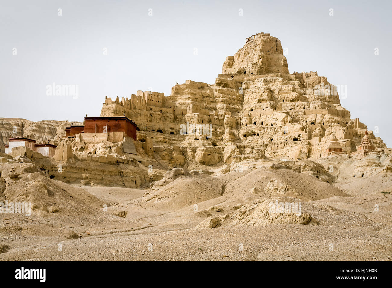 Ruins of Tsaparang, "lost city", Ancient Guge Kingdom in Tibet ...