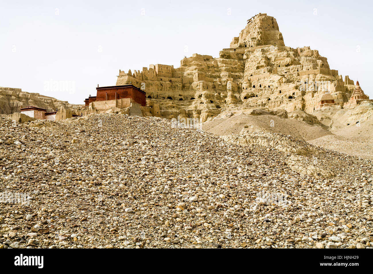 Ruins of Tsaparang, "lost city", Ancient Guge Kingdom in Tibet ...