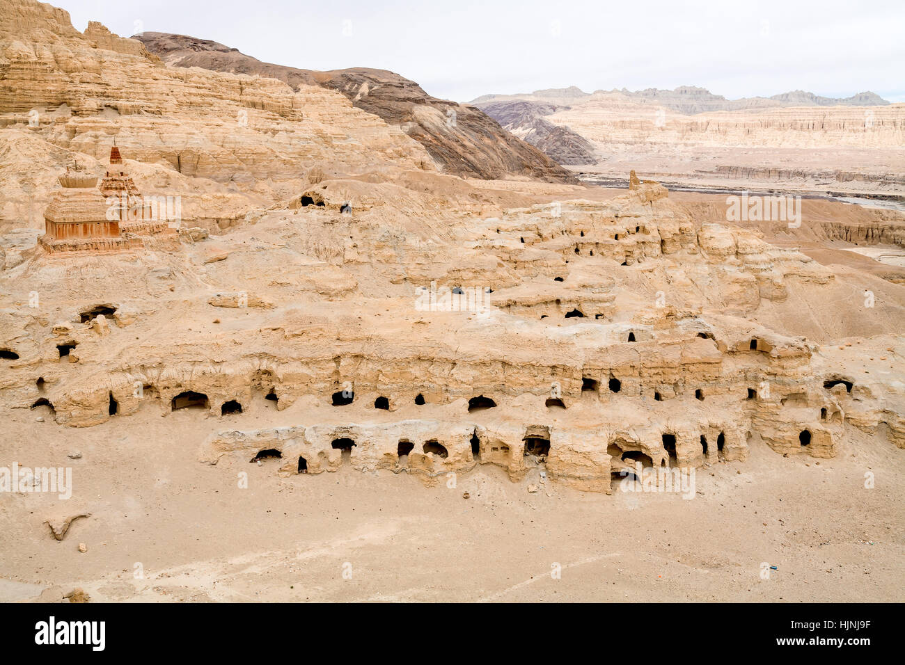 Ruins of Tsaparang, "lost city", Ancient Guge Kingdom in Tibet ...